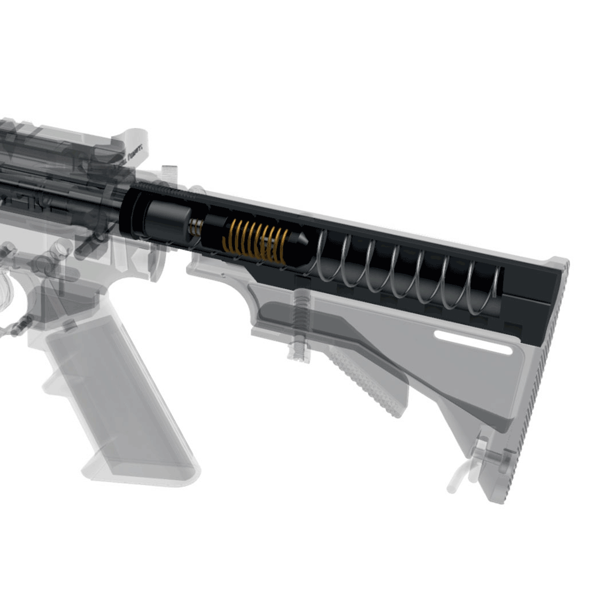 M16/AR15 .308/7.62 Adjustable Recoil Reducing Buffer Assembly by DPM