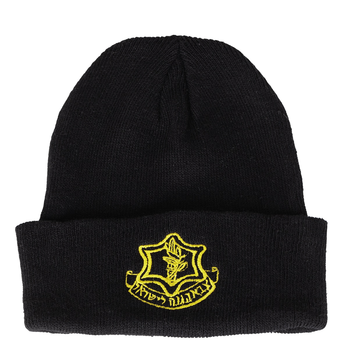The IDF Emblem Embroidered Wool Cap Olive | Zahal