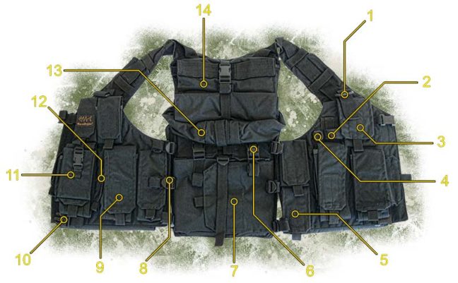 Marom Dolphin IDF Infantry Tactical Vest TV7711 | Zahal