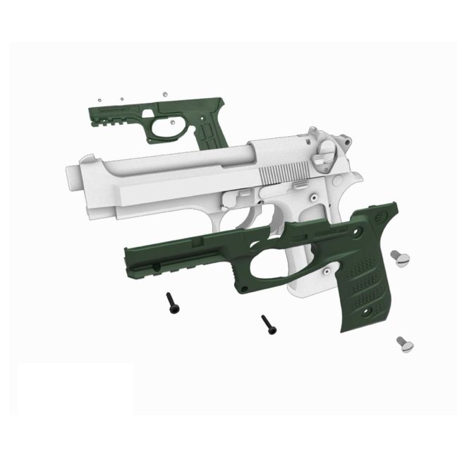 Recover Tactical Beretta 96/M9/Centurion Grip Rail System BC2 | ZAHAL