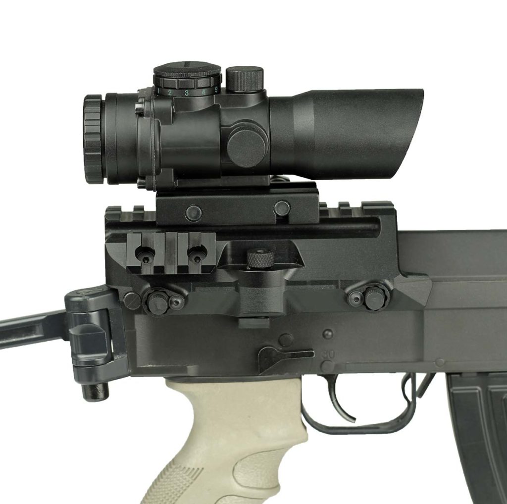 VZ-58 Receiver Cover w/ Side Picatinny Rail & Scope Mount | ZAHAL